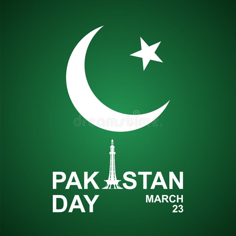 Pakistan Resolution Day Background. 23rd of March Stock Vector ...