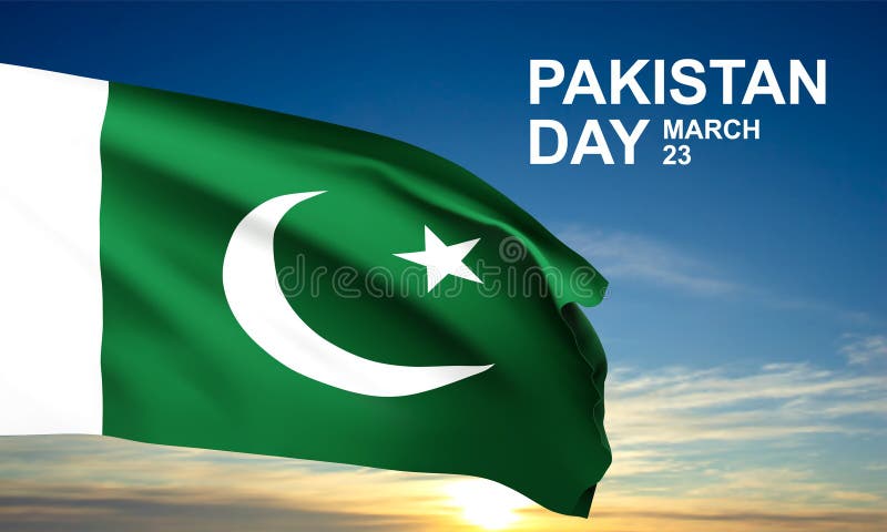 Pakistan Resolution Day Background. 23rd of March Stock Vector ...