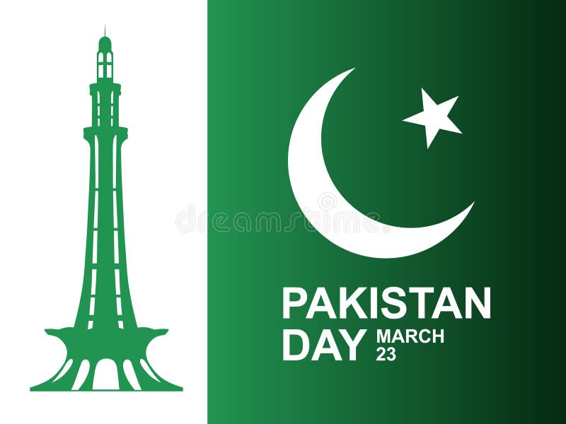 Pakistan Resolution Day Background. 23rd of March Stock Vector ...