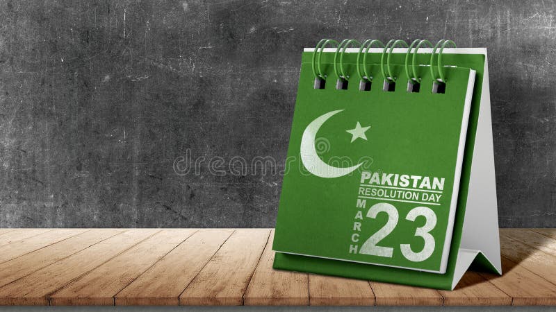 Pakistan Resolution Day stock illustration. Illustration of happy ...