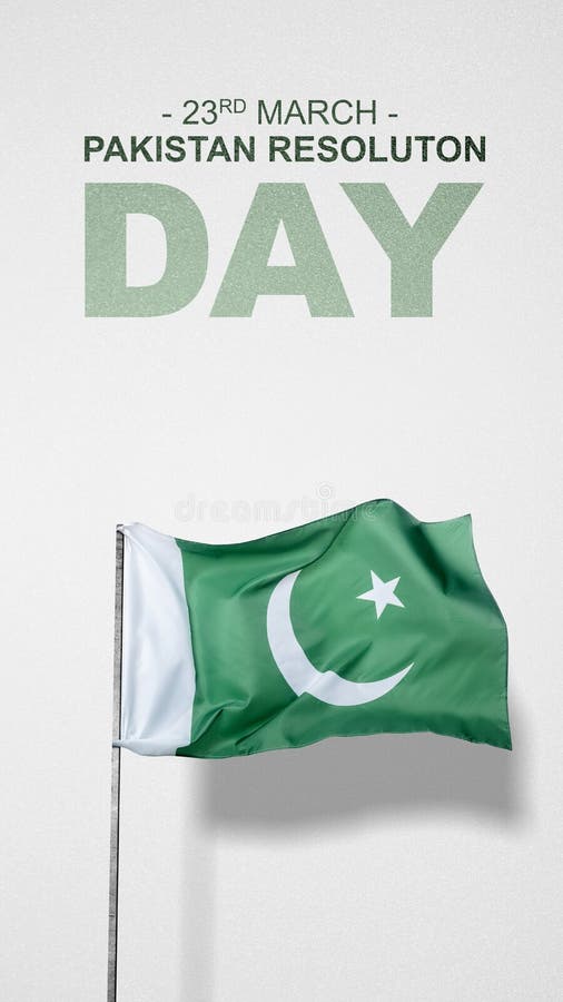 Pakistan Resolution Day stock photo. Image of symbol - 266642648