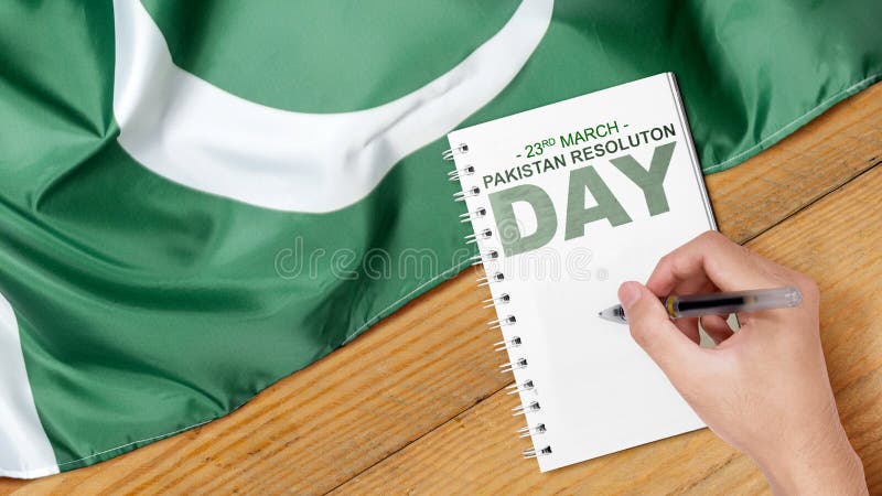 Pakistan Resolution Day stock photo. Image of independence - 267559812