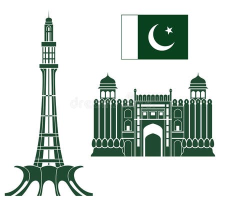 Pakistan stock vector. Illustration of pakistan, monument - 58623280