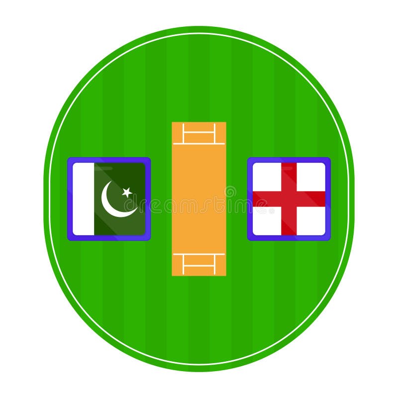 Pakistan Vs England Cricket Match Vector. Cricket Match Vector on ...