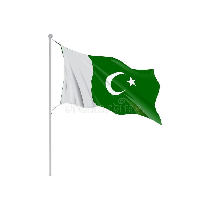 Pakistan Wavy Flag Hand Drawing Illustration Vol 01 Stock Vector ...