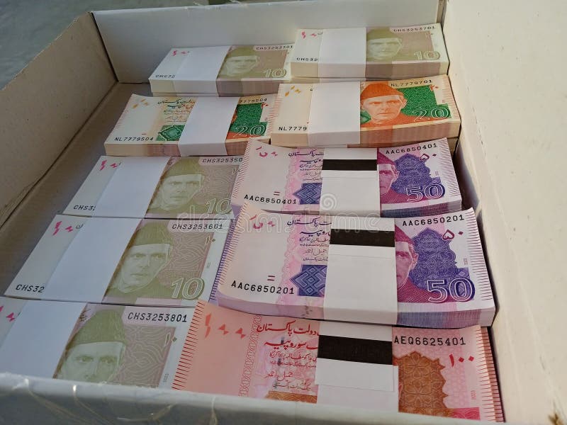 Pakistani Currency New Note 10 Rupees Bundle. New Copy of Rs Stock ...