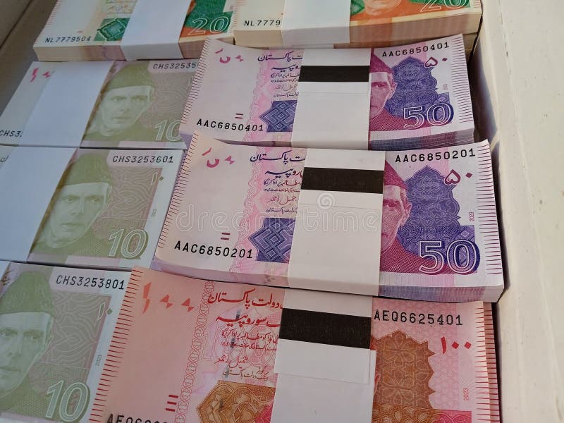 Pakistani Currency New Note 10 Rupees Bundle. New Copy of Rs Stock ...