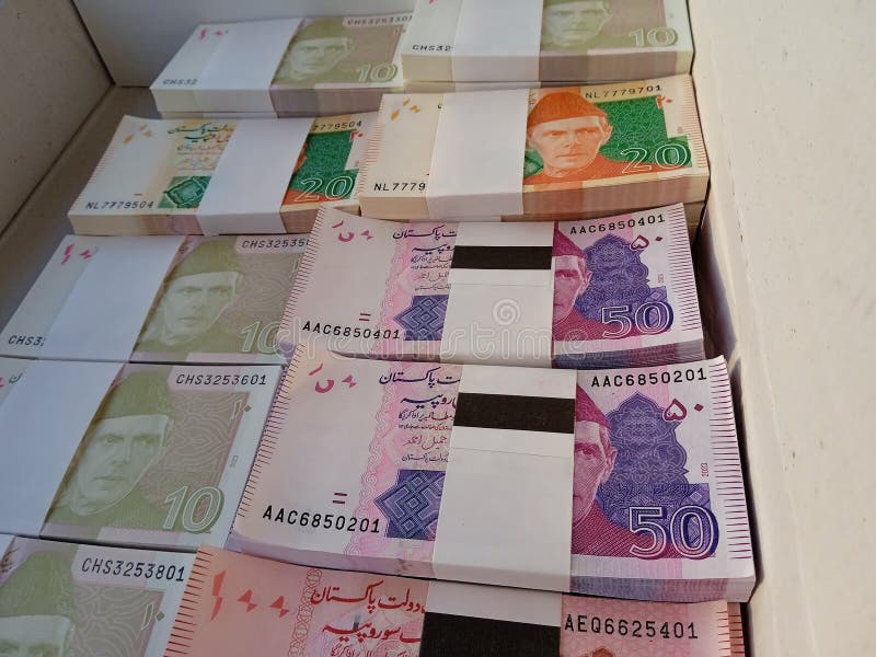 Pakistani Currency New Note 10 Rupees Bundle. New Copy of Rs Stock ...