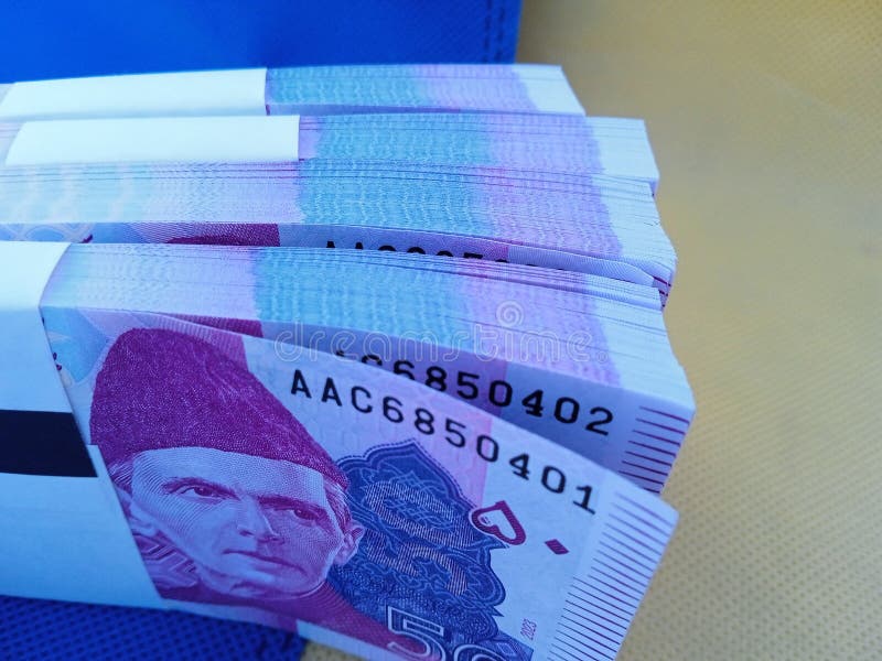 Pakistani Currency New Note 50 Rupees Bundle. New Copy of Rs Stock ...