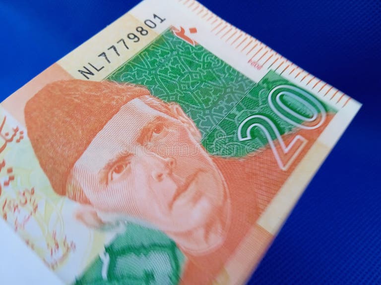 Pakistani Currency New Note 20 Rupees Bundle. New Copy of Rs.20 Stock ...
