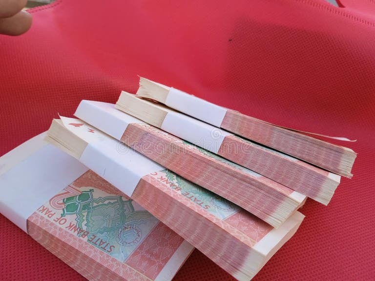 Pakistani Currency New Note 20 Rupees Bundle. New Copy of Rs.20 Stock ...