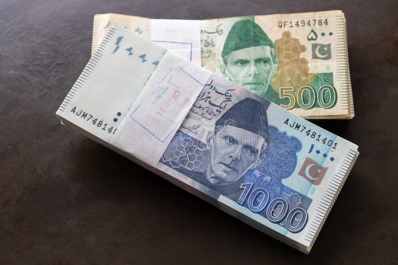 Pakistani Currency Notes and Gold Stock Image - Image of bill, exchange ...