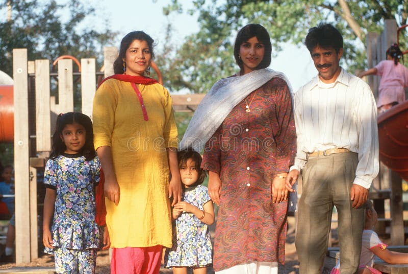 A Pakistani family editorial stock photo. Image of color - 25963653