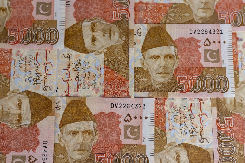 Pakistani Currency 5000 Five Thousand Rupees Note Front and Back Side ...