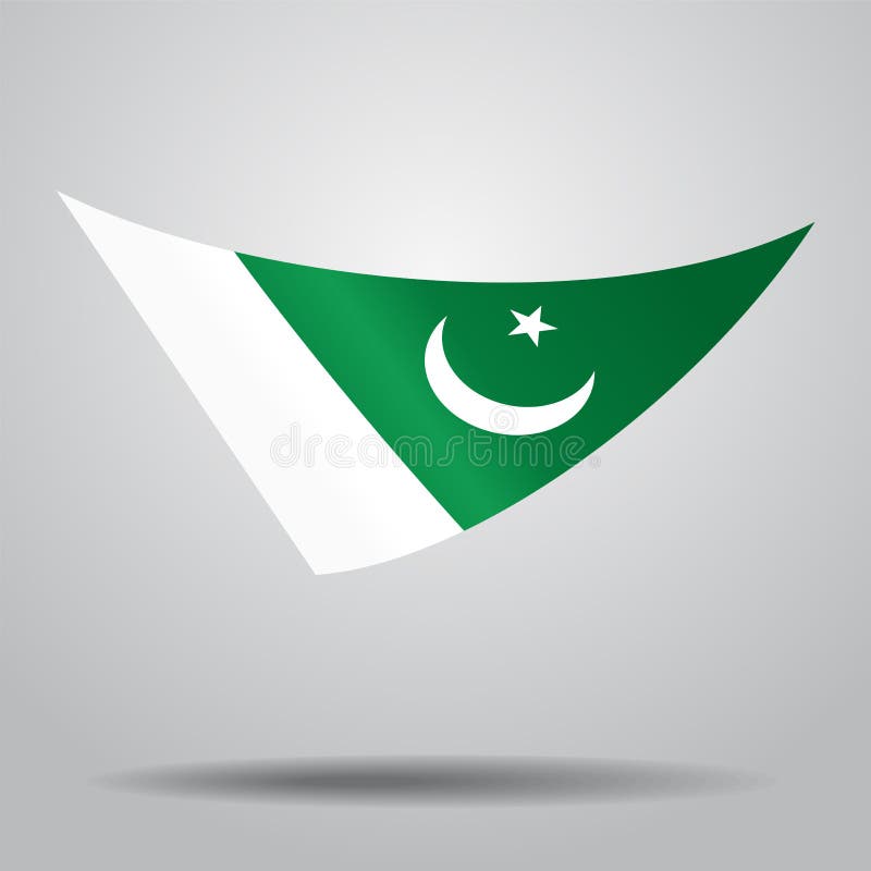Pakistani Flag Background. Vector Illustration. Stock Vector ...