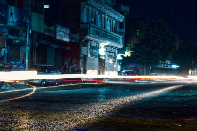 Pakistani Street editorial photography. Image of buildings - 100797007