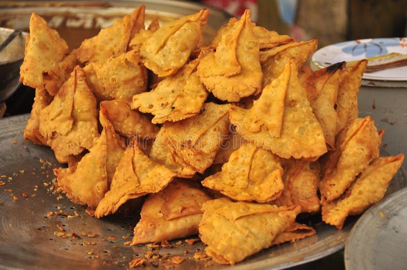 Pakora Indio De La Comida De La Calle Foto de archivo - Imagen de india ...