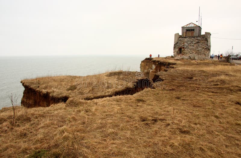 Pakri cliff in Estonia stock photo. Image of stone, grass - 4665866