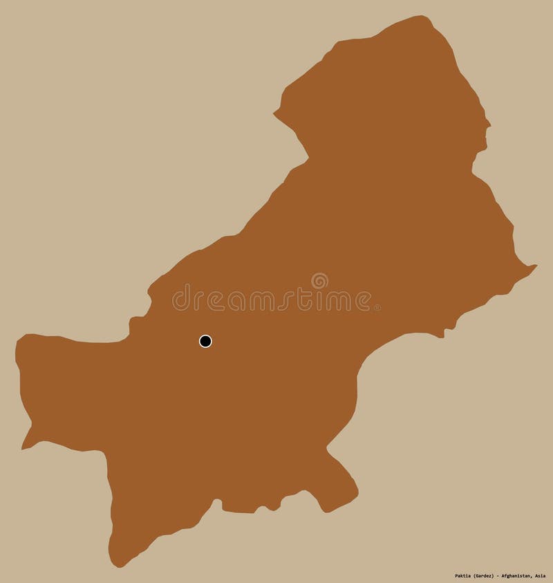 Paktia Province map vector stock vector. Illustration of isolated ...