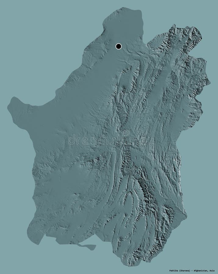 Paktika, Province of Afghanistan, on Solid. Administrative Stock ...