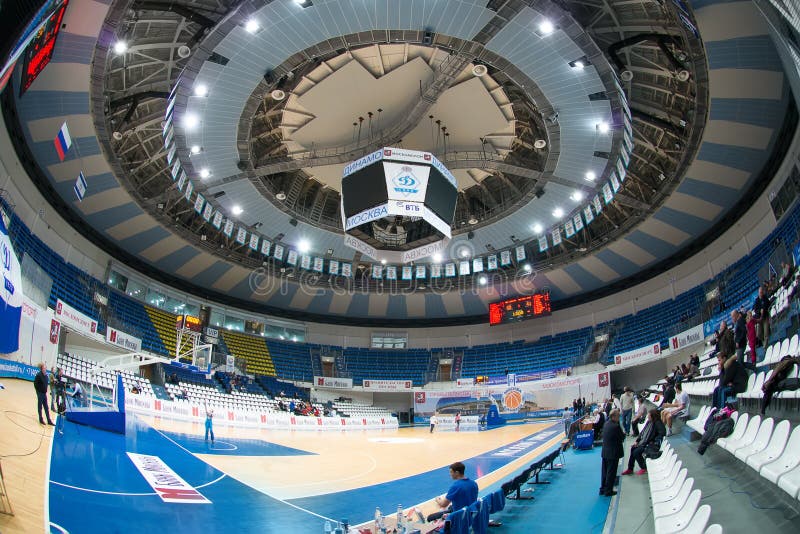 Palace Of Sports In Kyiv During Ice Hockey Game Imagem de Stock ...