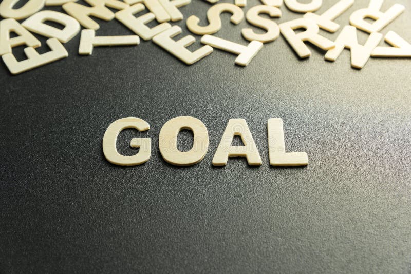 Palabra de la meta imagen de archivo. Imagen de concepto - 98543597