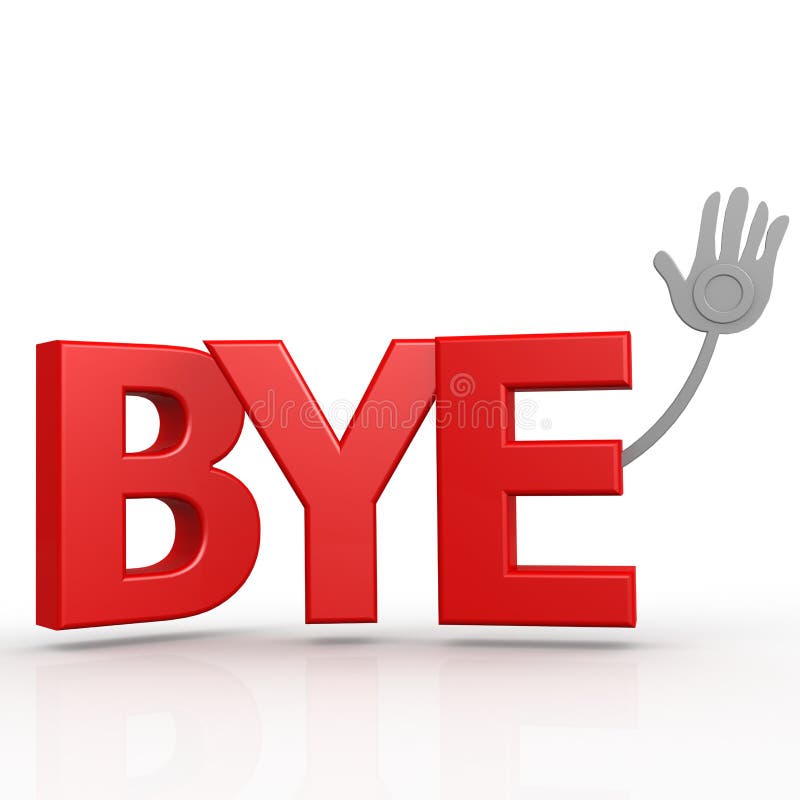 Palabra del adiós stock de ilustración. Ilustración de bueno - 44879632