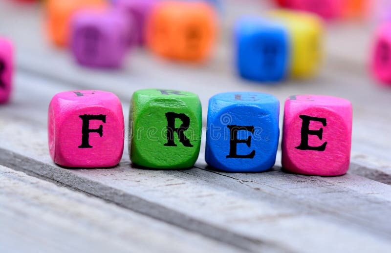 Palabra libre imagen de archivo. Imagen de tejido, libre - 65607703