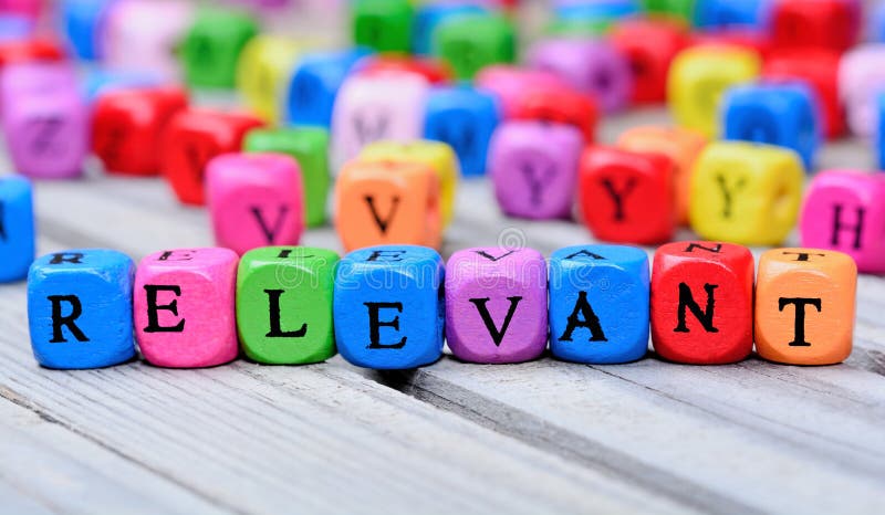 Palabra Relevante En La Tabla Foto de archivo - Imagen de ejercicio ...
