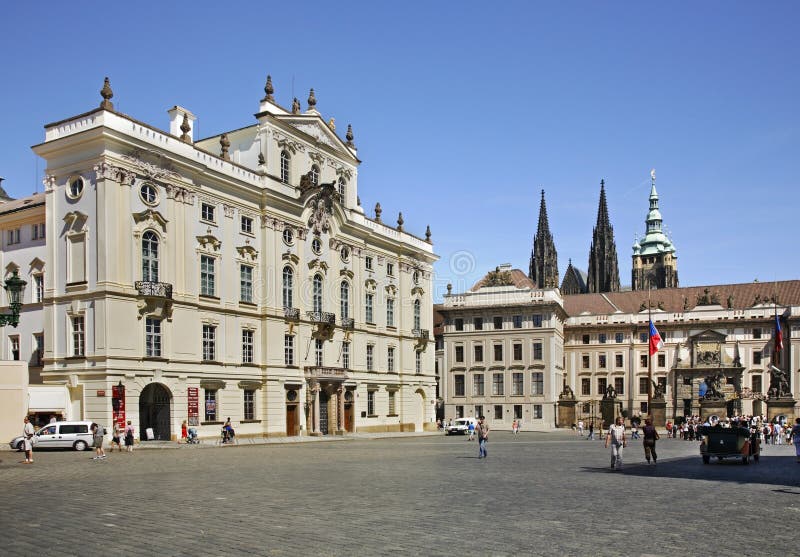 Palace of Archbishop in Prague. Czech Republic Editorial Stock Photo ...