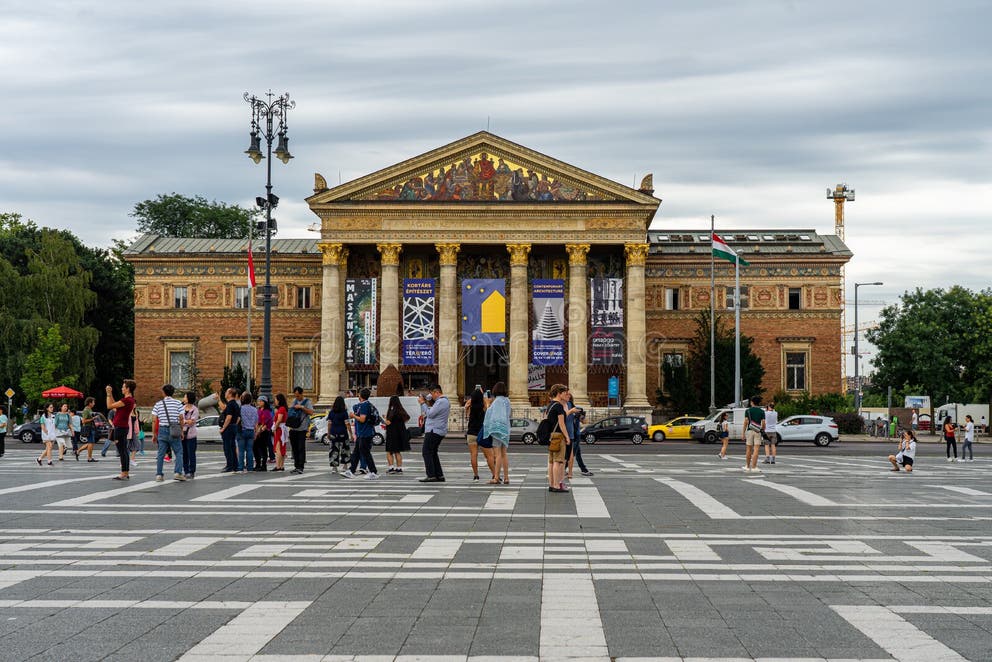 Palace of Art in Budapest, Hungary. Editorial Stock Image - Image of ...