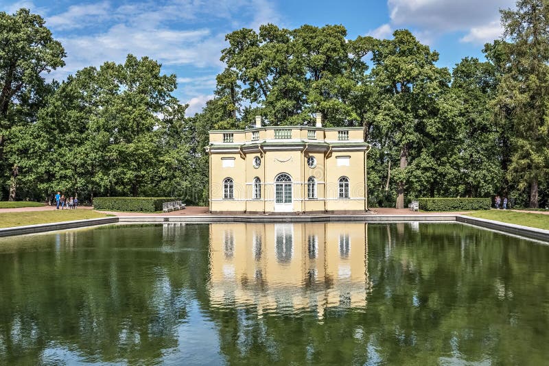 The Palace Complex in the Park of the Estate. Landscape Stock Photo ...