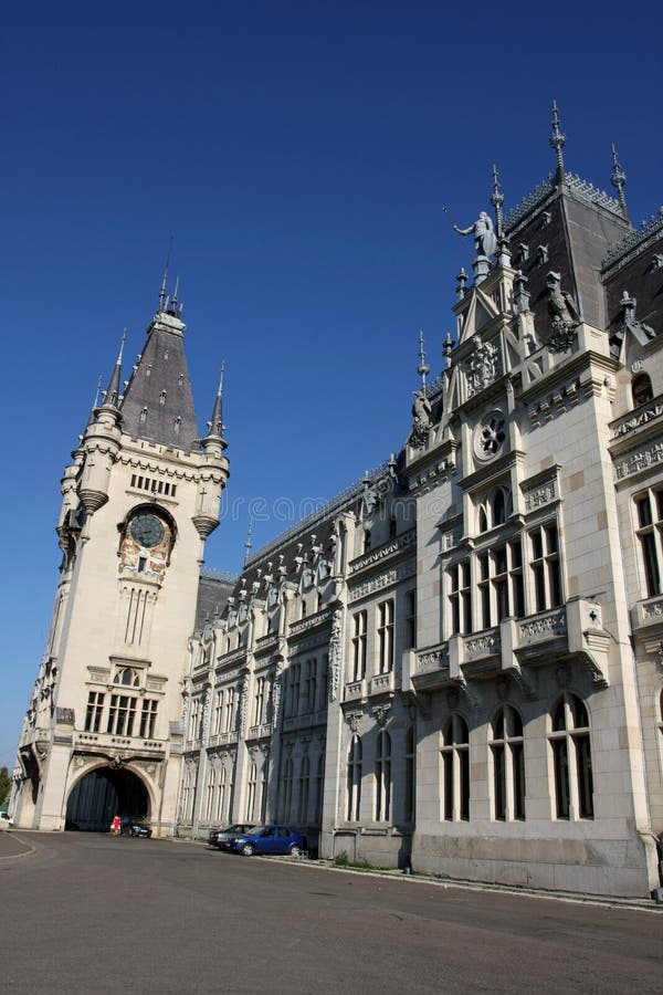 Cultural palace from Iasi stock photo. Image of column - 14640648