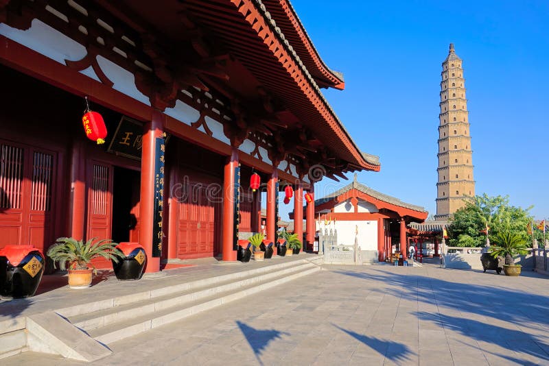 The Palace of Fenyang editorial stock photo. Image of stupa - 128097338