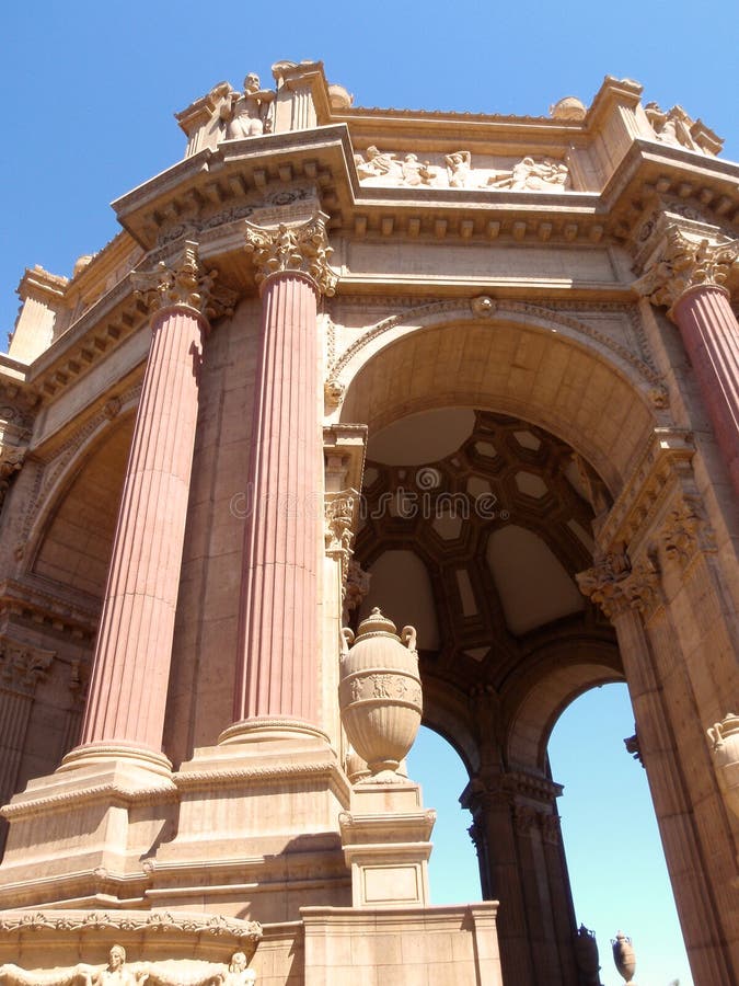 Corinthian Column, Palace of Fine Arts Stock Photo - Image of ...