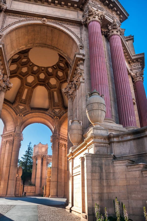Corinthian Column, Palace of Fine Arts Stock Photo - Image of ...