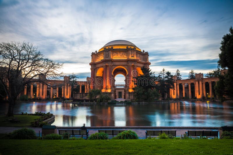 Palace of Fine Arts Theatre in San Francisco Stock Image - Image of ...