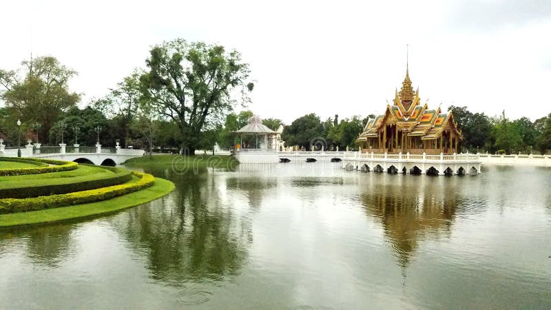 Palace Grounds in Thailand stock photo. Image of garden - 199805000