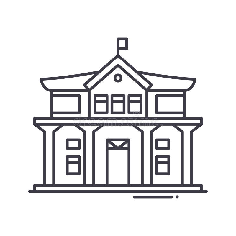 Palace Outline Stock Illustrations – 4,488 Palace Outline Stock ...