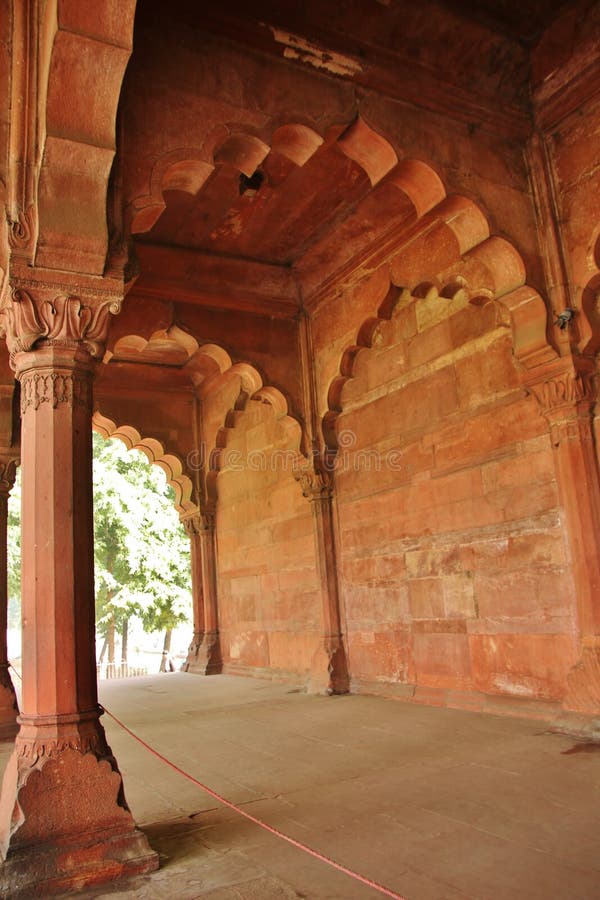Palace Inside of the Red Fort Editorial Stock Photo - Image of ...