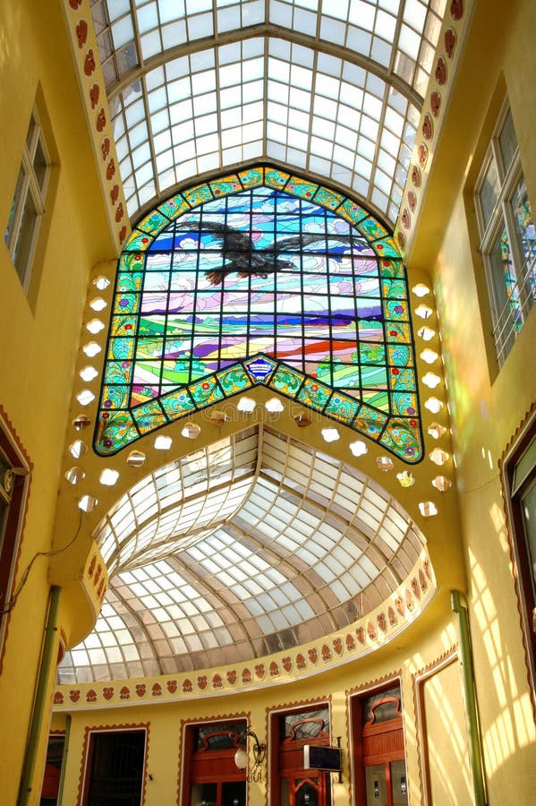 Palace Interior with Windows, Oradea Stock Photo - Image of travel ...