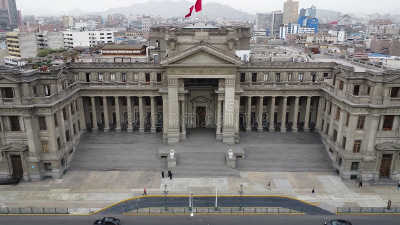 The Palace of Justice in Lima Stock Video - Video of history, city ...