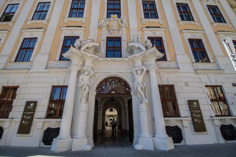Palace Kinsky in the Center of Vienna, Austria Editorial Stock Photo ...