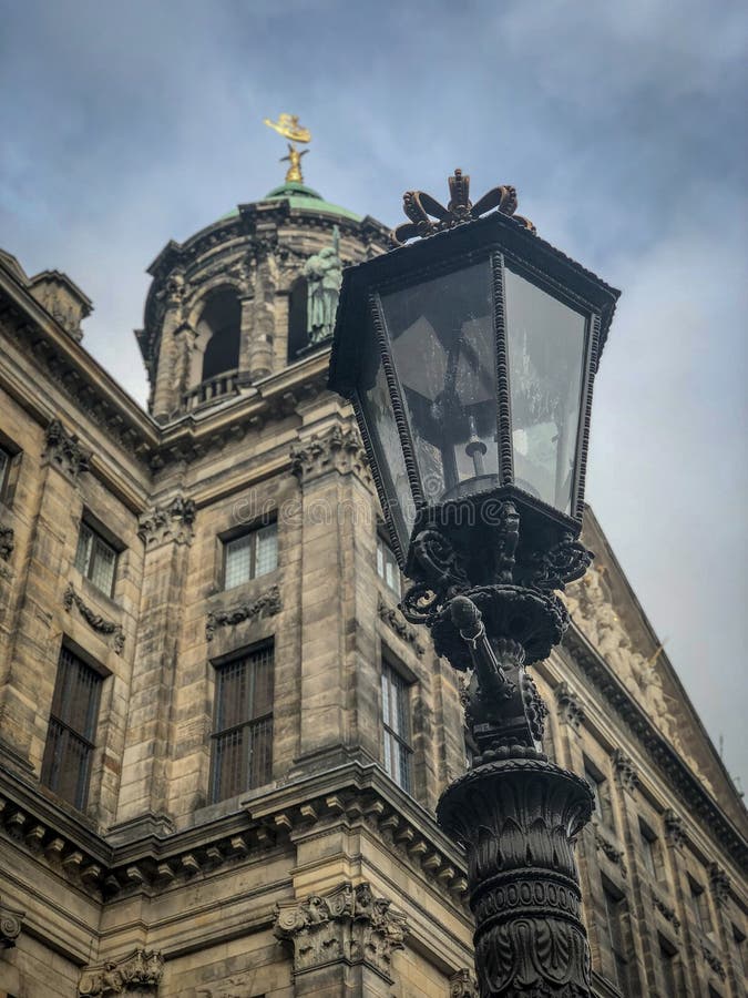 A Palace Lamp from Amsterdam Palace Stock Photo - Image of attraction ...