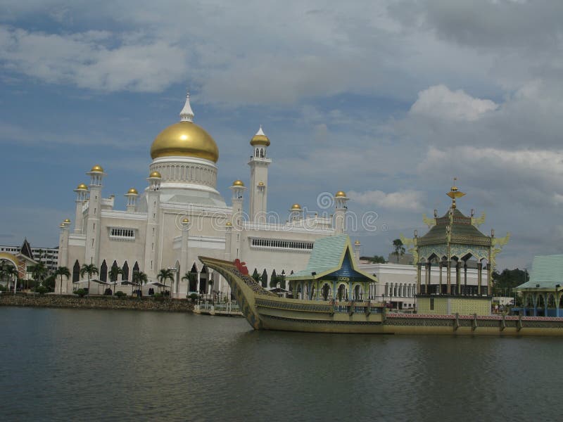 Palace and Landmarks of Brunei Stock Photo - Image of town, landmark ...