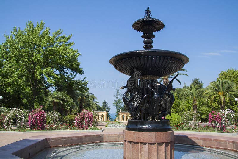 Palace landscaping stock image. Image of trees, decorative - 60206975