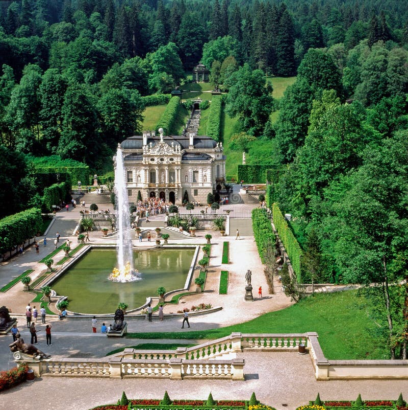 Palace Linderhof, Germany editorial photography. Image of germany ...