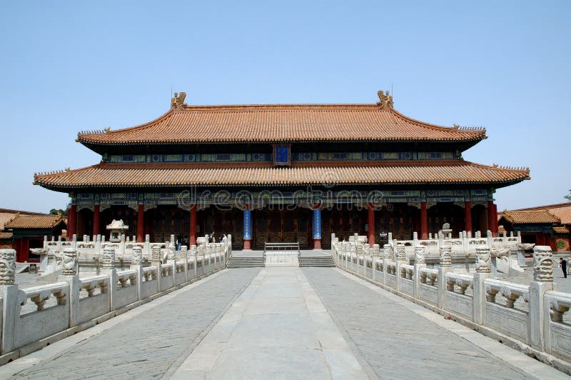 The Palace Museum stock image. Image of palace, king, facade - 3319395