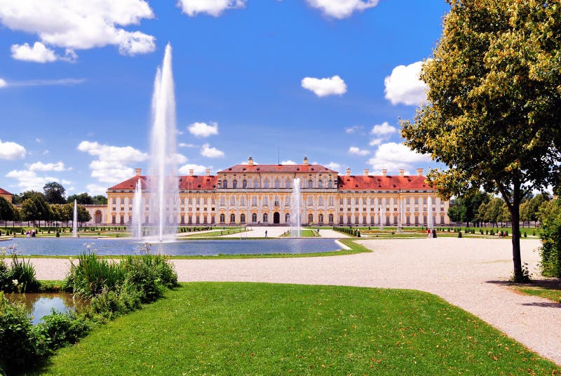 Palace near Munich stock photo. Image of germany, sightseeing - 12369076