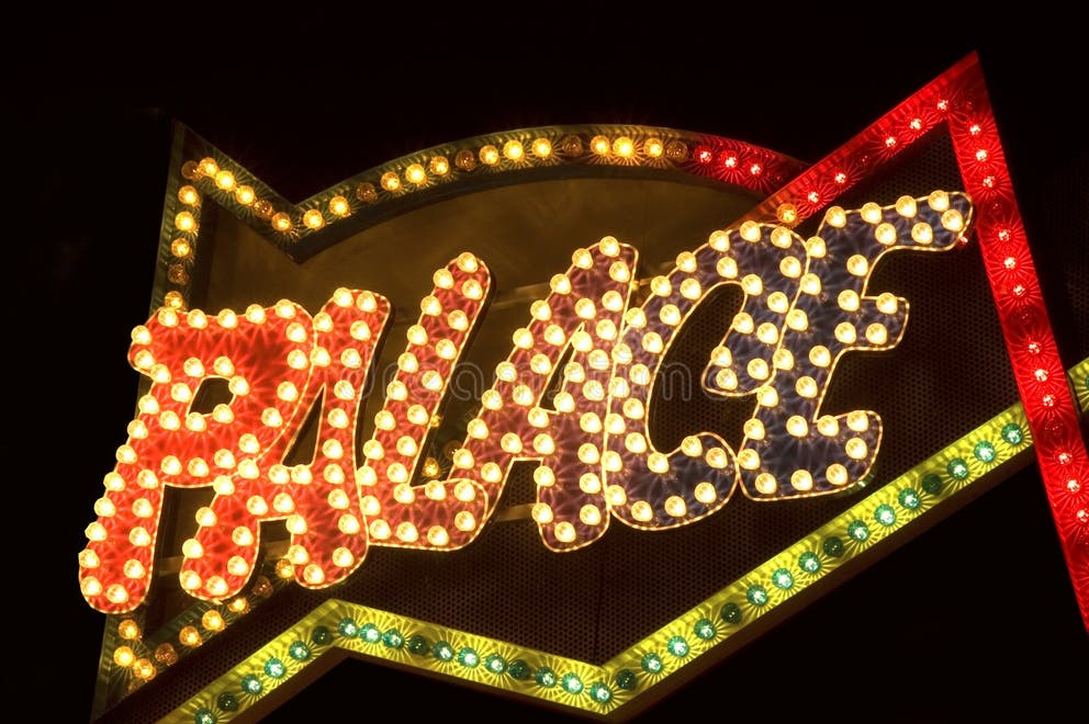 Palace neon stock photo. Image of black, print, draw, isolate - 1067794